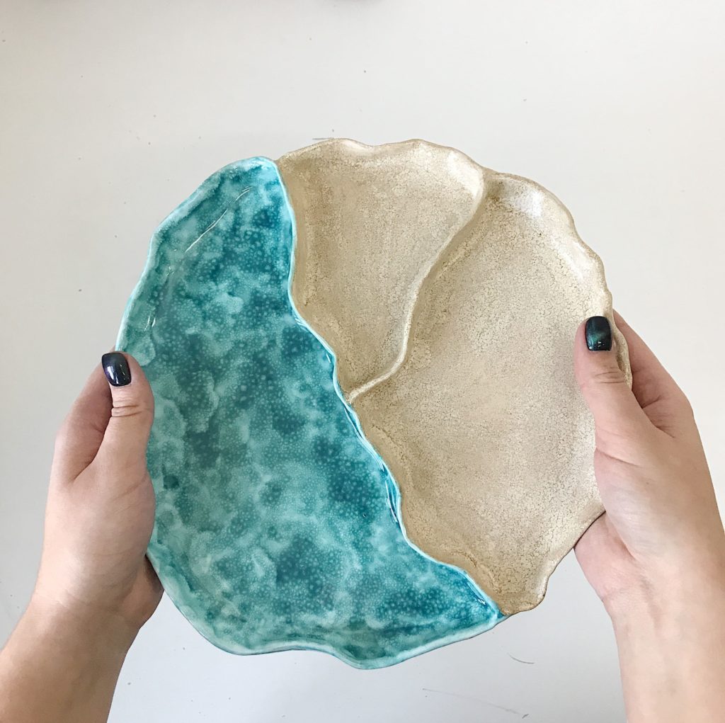 Мастер-класс "Блюдо с секциями - Менажница" [лепка]